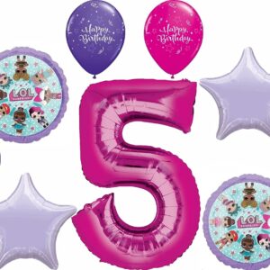 5th Birthday Party LOL Balloons Decoration Supplies