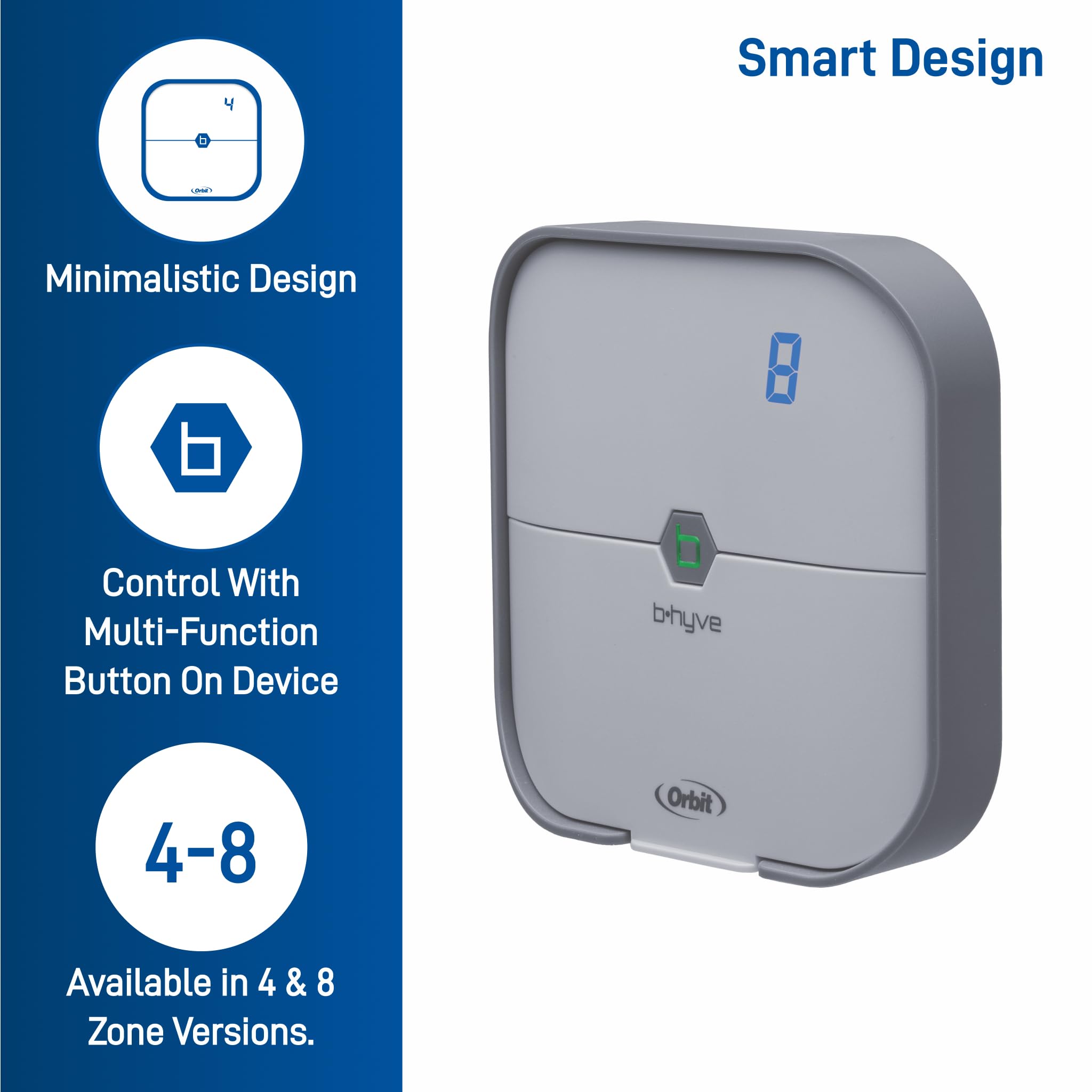 Orbit 57925 B-hyve 8-Zone Smart Indoor Sprinkler Controller