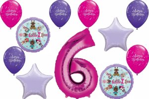 6th birthday party lol balloons decoration supplies