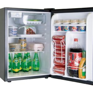 ARCTIC CHEF RFR283-BLACK CURRFR283BK 2.6 Cubic-ft Single Door Refrigerator (Black)