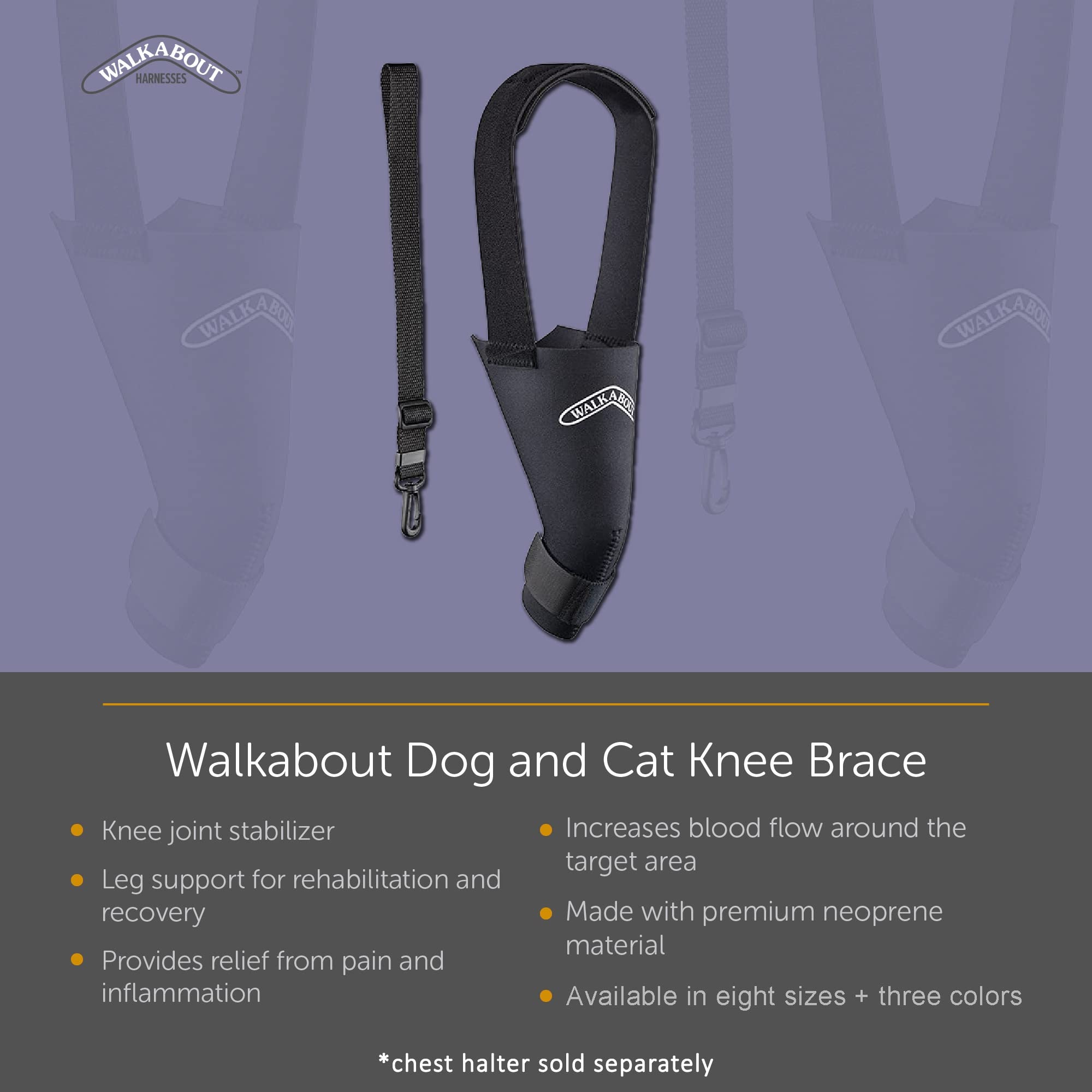 WALKABOUT Knee Brace (Small Left (7-9")