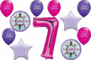 7th birthday party lol balloons decoration supplies