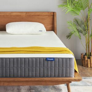 sweetnight full size mattress-10 inch gel memory foam mattresses for back pain relief/motion isolation & comfy sleep, flippable comfort from soft to medium firm, sunkiss