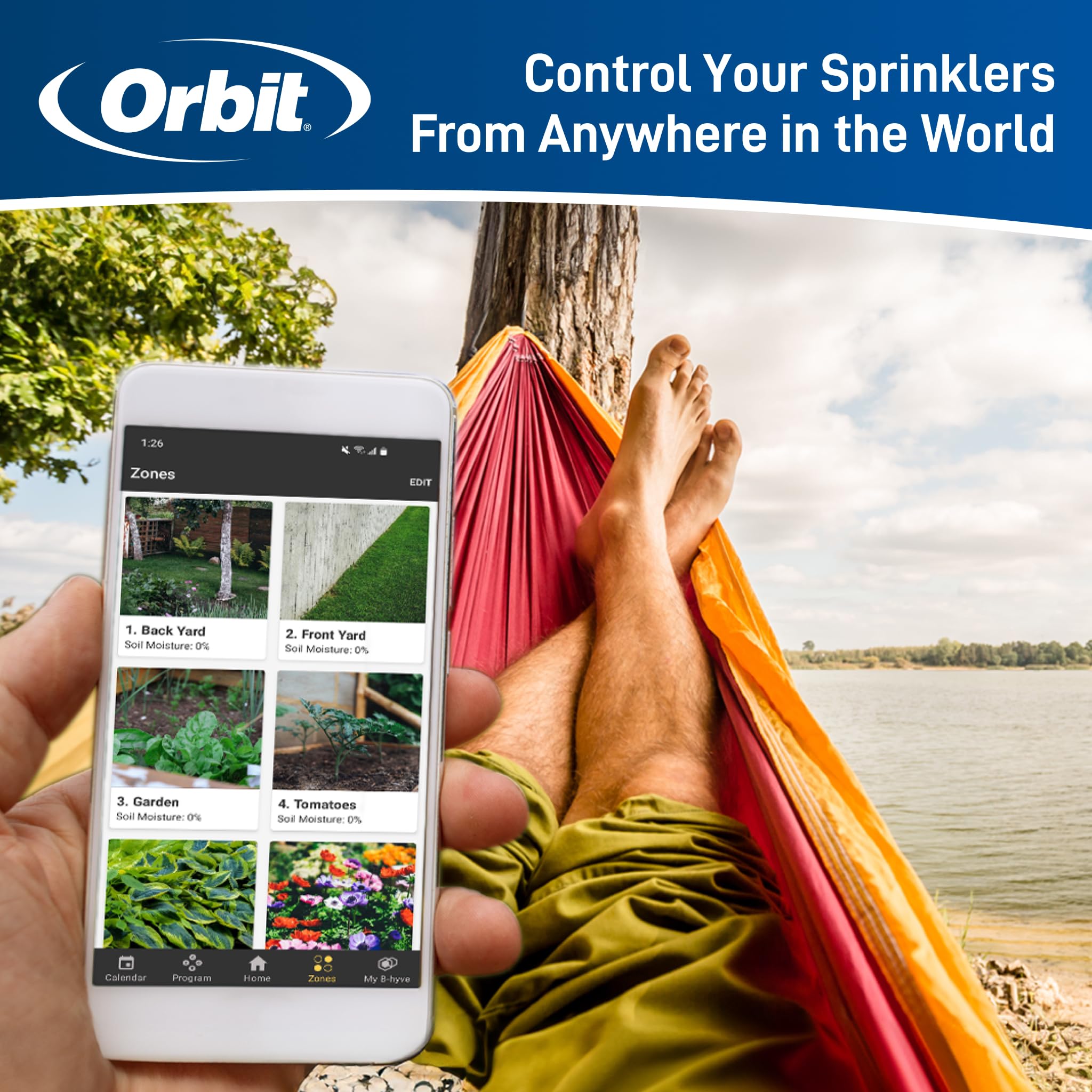 Orbit 57925 B-hyve 8-Zone Smart Indoor Sprinkler Controller