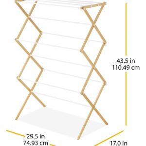 Whitmor Natural Wood Drying Rack