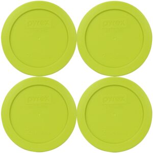 pyrex 7200-pc 1122866 2 cup green edamame lid (4-pack)