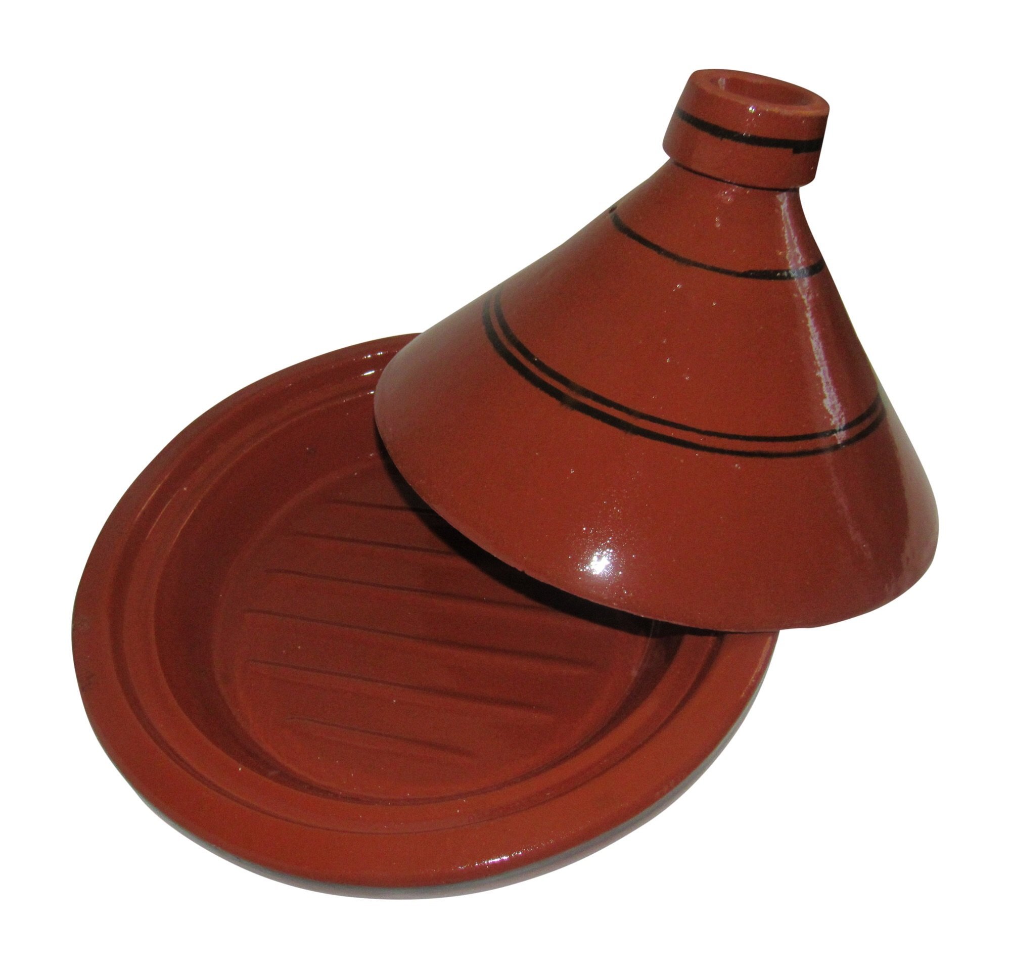 Handmade Authentic Moroccan Berber Ceramic Cooking and Serving Tagine