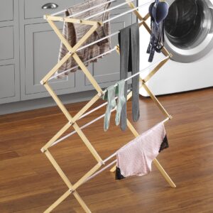 Whitmor Natural Wood Drying Rack