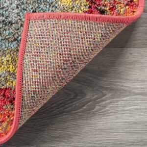 nuLOOM Hargis Labyrinth Accent Rug, 3x5, Multi