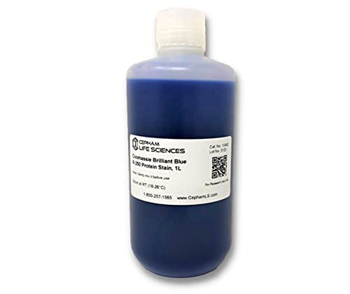 Coomassie Brilliant Blue R-250 Protein Stain Solution- 1 Gal -from Cepham Life Sciences