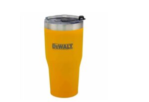 dewalt 30 oz. yellow powder coated tumbler