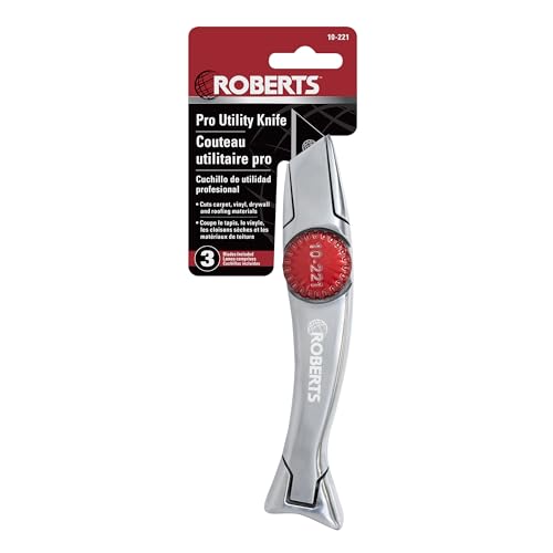 ROBERTS Pro Utility Knife with Magnetic Blade Holder