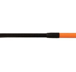 Large 12-inch Angle Broom with Extendable Orange/Black Handle (2 Pack)