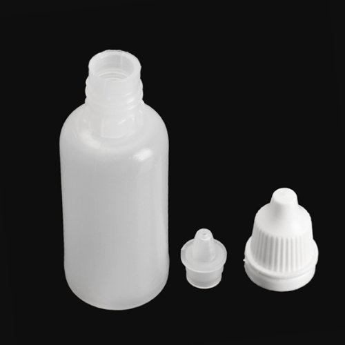 ericotry 50 Pcs 20ml Empty Plastic Squeezable Dropper Bottles Dropping Bottles Dropper Vials Plug Can Removable the Lip Can Be Screwed On