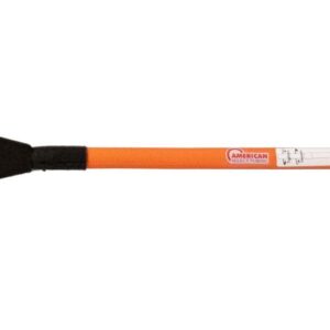 Large 12-inch Angle Broom with Extendable Orange/Black Handle (2 Pack)