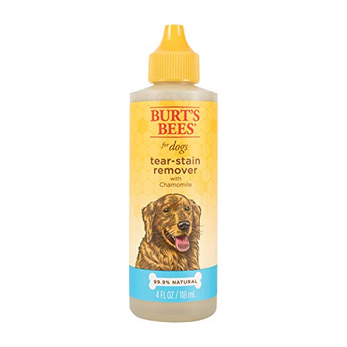 Burt's Bees for Dogs Natural Tear Stain Remover for Dogs with Chamomile | Calming and Effective Puppy & Dog Tear Stain Remover | Cruelty Free, Sulfate & Paraben Free- Made in USA, 4 oz - 2 Pack