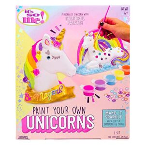 it’s so me! paint your own unicorns – diy ceramic unicorn kit – arts and crafts kits- great birthday party activities for kids ages 6, 7, 8, 9