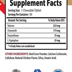 PETS HEALTH SOLUTION Dog Calming Treats Small Dog - Premium Relaxant for Dogs - Amazing Calming AID - Natural Formula - Treat - Valerian Dog - 180 Treats (2 Bottle)