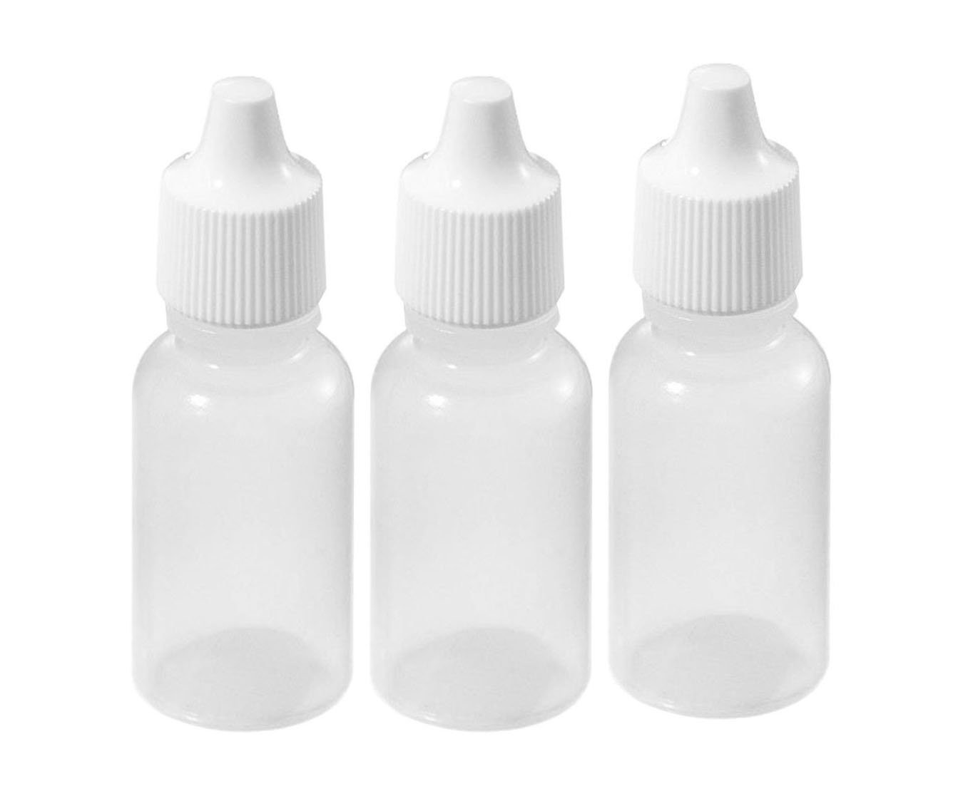 ericotry 50 Pcs 20ml Empty Plastic Squeezable Dropper Bottles Dropping Bottles Dropper Vials Plug Can Removable the Lip Can Be Screwed On