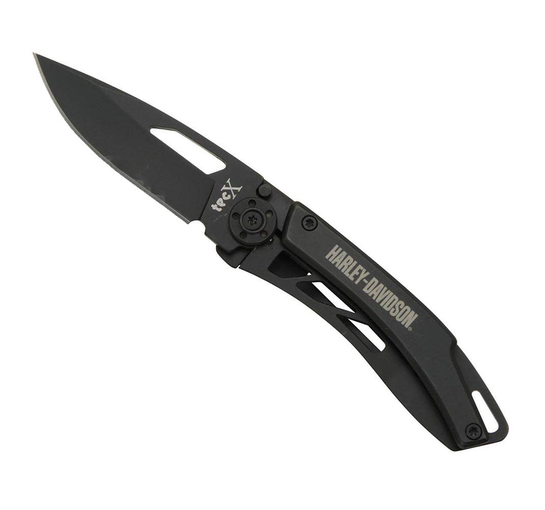 Harley-Davidson Black Stainless Handle Tec X Knife CK-52080