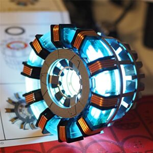 1:1 DIY Arc Reactor Heart Model Mark 2 with LED Action Figure Need to Assemble