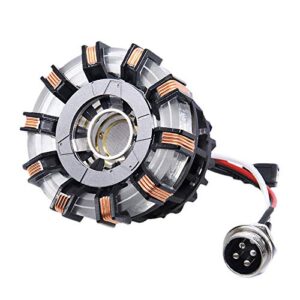 1:1 diy arc reactor heart model mark 2 with led action figure need to assemble