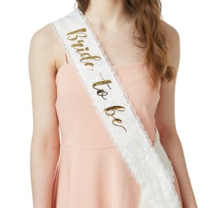 yulips bride to be sash - bachelorette party sash bridal shower hen party wedding decorations party favors accessories