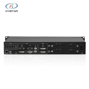 Kystar Full-Color HD LED Multi-Window Video Processor, 2560×1536@60Hz Matrix 1x2 Video Wall Controller- U2