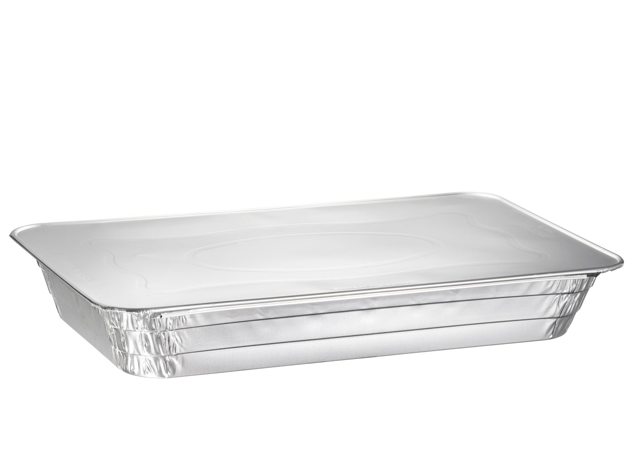 Full Size Deep Steam Aluminum Table Pans - Disposable to go Foil Pans for Chafing, Baking, Storing and Catering Containers (21” x 13” x 3”) (10, With Lids)