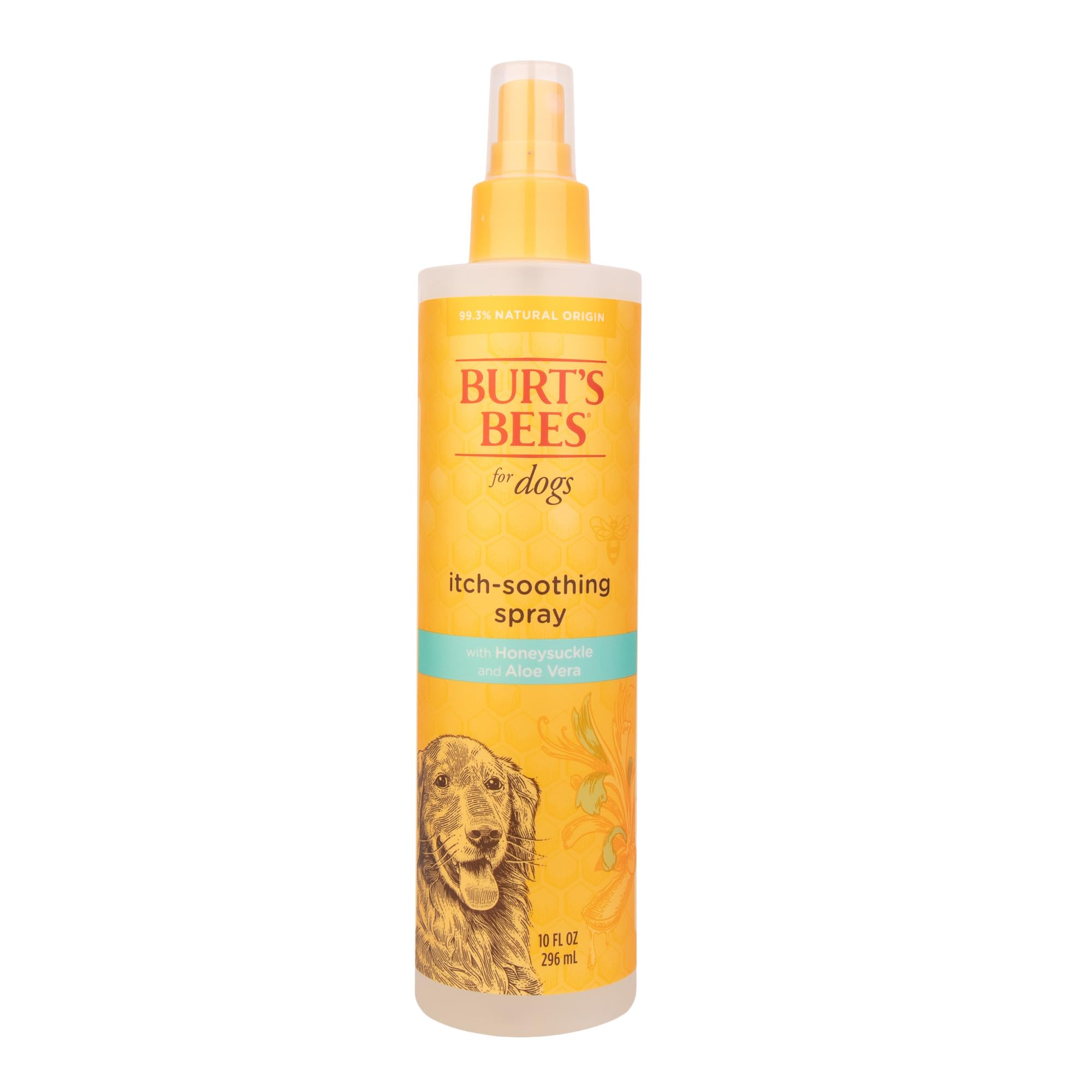 Burt's Bees for Pets Naturally Derived Itch Soothing Spray with Honeysuckle - Best Anti-Itch Spray for Dogs With Itchy Skin - Cruelty Free, Formulated without Sulfates and Parabens, 10 Fl Oz - 2 Pack