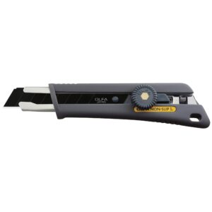 6" olfa nol-1/bb 18mm snap-off blade cushion grip handle retractable utility knife