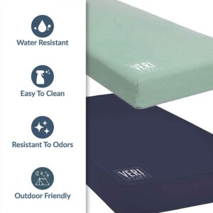 Veri Vinyl Foam Waterproof Camp Mattress - Stain Resistant, Camping, Shelter, RV, Dorm, Incontinence Mattress… (30" x 74" x 4")