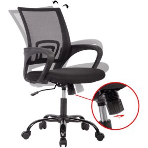 Mid Back Mesh Ergonomic Computer Desk Office Chair,3 Pack