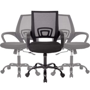 mid back mesh ergonomic computer desk office chair,3 pack