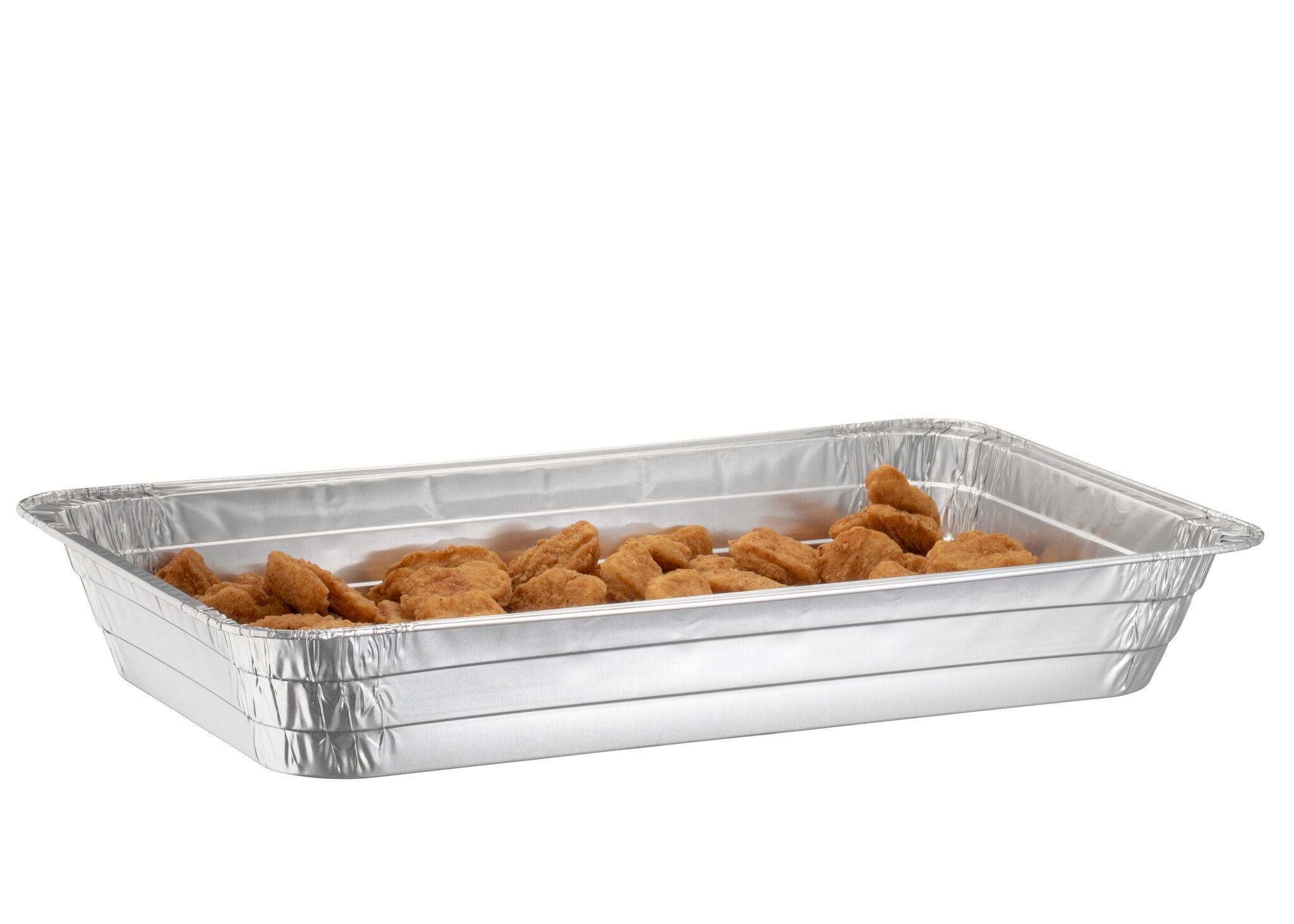 Full Size Deep Steam Aluminum Table Pans - Disposable to go Foil Pans for Chafing, Baking, Storing and Catering Containers (21” x 13” x 3”) (10, With Lids)