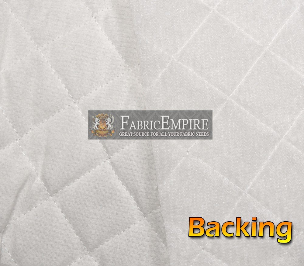 Muslin Fabric Natural Single Face Quilted Diamond 42/43" Wide Sold by 2 Yards