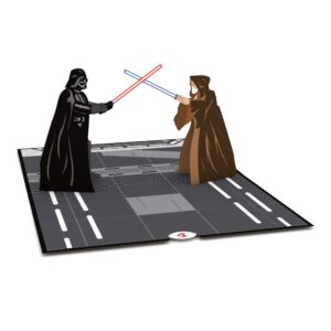 Lovepop Star Wars™ Obi-Wan™ vs. Darth Vader™ Pop Up Card, 3D Card, Star Wars Birthday Card, Greeting Cards, Card for Dad, Birthday Card for Kids