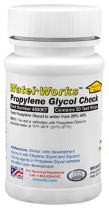 industrial test systems 480067 waterworks propylene glycol check test strips