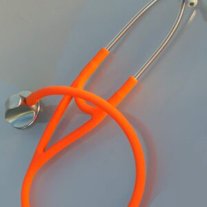 Kila Scopes Specialist Stethoscope - Professional Single Head Cardiology & Diagnostic Stethoscope for Doctors and Nurses - with Accessories, K971 Orange