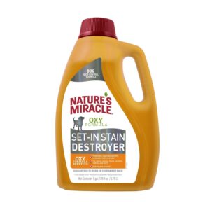 nature's miracle dog oxy set-in stain destoyer