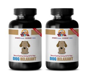 pets health solution dog calming treats small dog - premium relaxant for dogs - amazing calming aid - natural formula - treat - valerian dog - 180 treats (2 bottle)