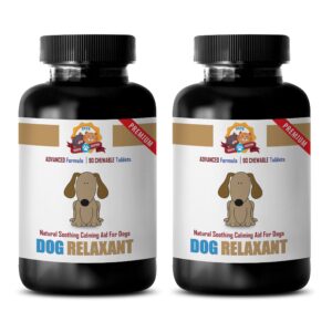 PETS HEALTH SOLUTION Dog Calming Treats Small Dog - Premium Relaxant for Dogs - Amazing Calming AID - Natural Formula - Treat - Valerian Dog - 180 Treats (2 Bottle)