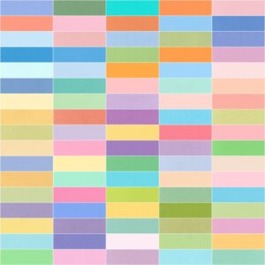 Kona Cotton Solids Pastel Charm Square 85 5-inch Squares Charm Pack Robert Kaufman CHS-692-85