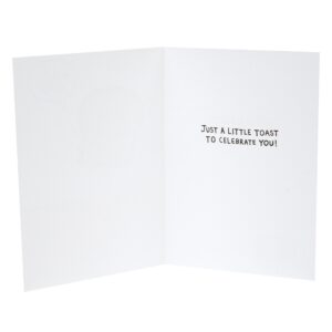 Hallmark Shoebox Funny Birthday Card or Congratulations Card (Toast) (349RZF1005)