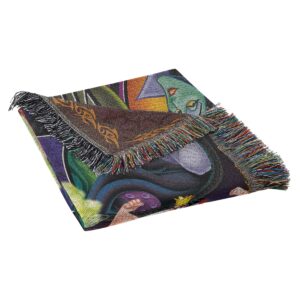 Disney-Pixar Villains, "Vile Villains" Woven Tapestry Throw Blanket, 48" x 60", Multi Color, 1 Count