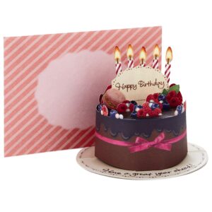 Hallmark Pop Up Birthday Card (Chocolate Cake)