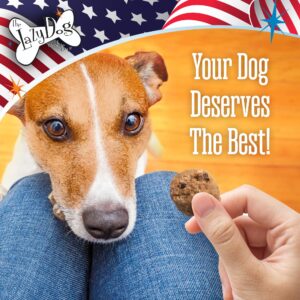 The Lazy Dog Cookie Co. Soft Dog Treats, Operation Drool Overload, Patriotic Dog Cookies for Small, Medium and Large Dogs, Wheat-Free, Baked in The USA, 5 oz. (Pack of 1)