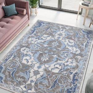 Allen Home Wool Area Rug | Nicol Natural Traditional Decorative Carpet | Area Rugs Suitable for Living Room, Bedroom, Dining Room | 100% Wool | 100% Cotton Backing | 9’ x 12’ |