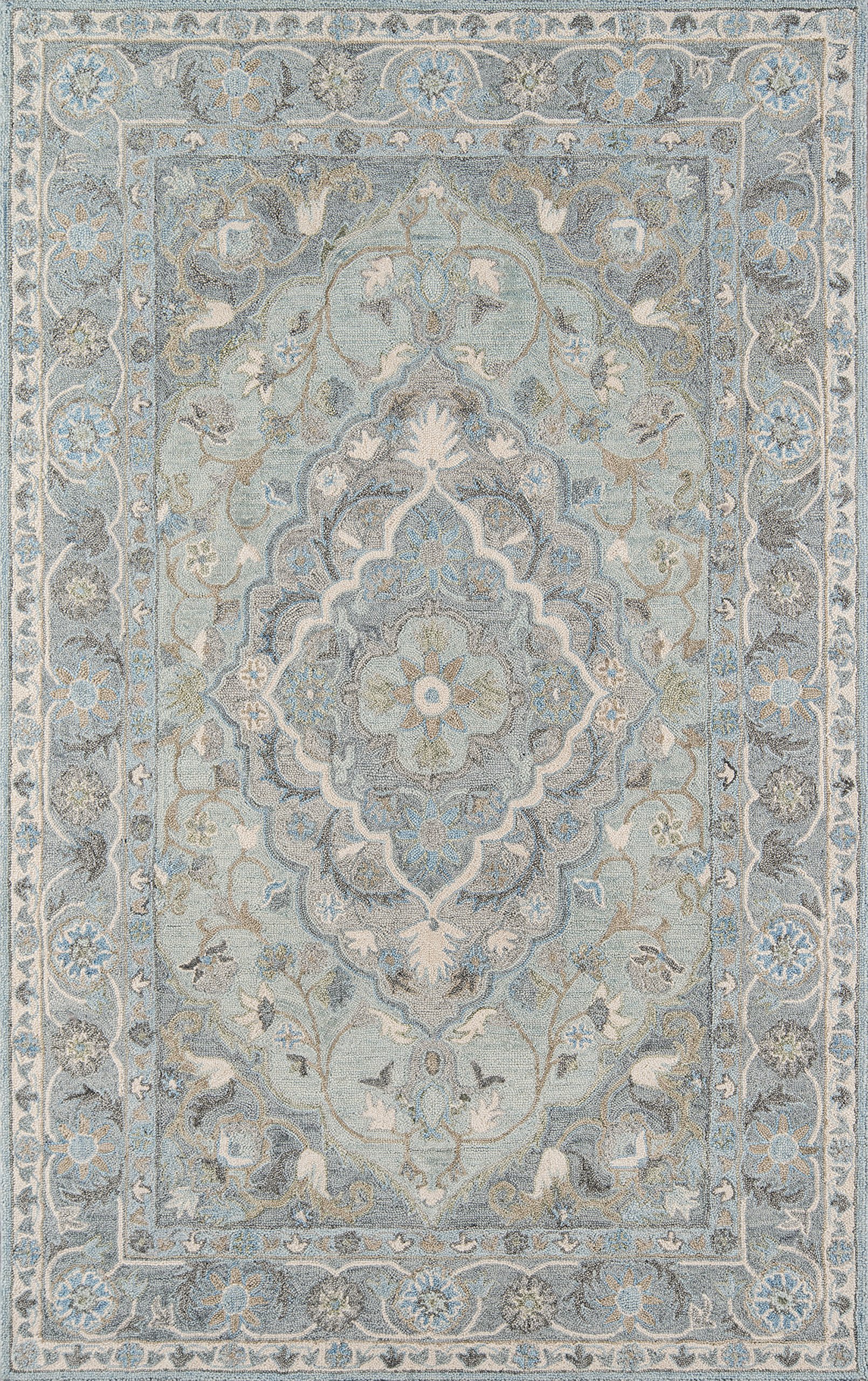 Momeni Tangier Area Rug, 3'6" X 5'6", Blue