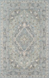 momeni tangier area rug, 3'6" x 5'6", blue